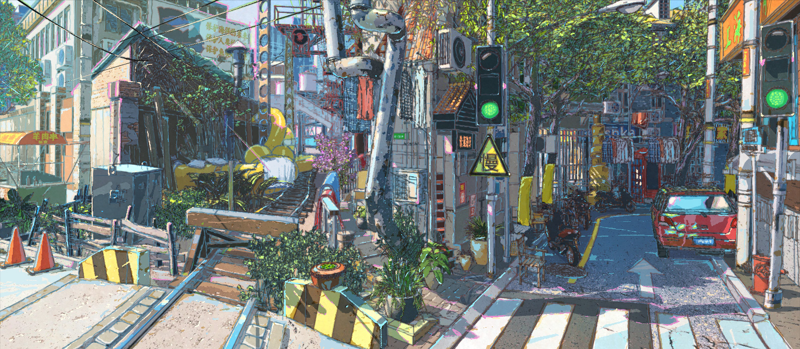 STUDIO4℃最新作『ChaO』美術ボード4点&美術監督・滝口比呂志らスタッフコメント公開 (2025年7月24日) - エキサイトニュース