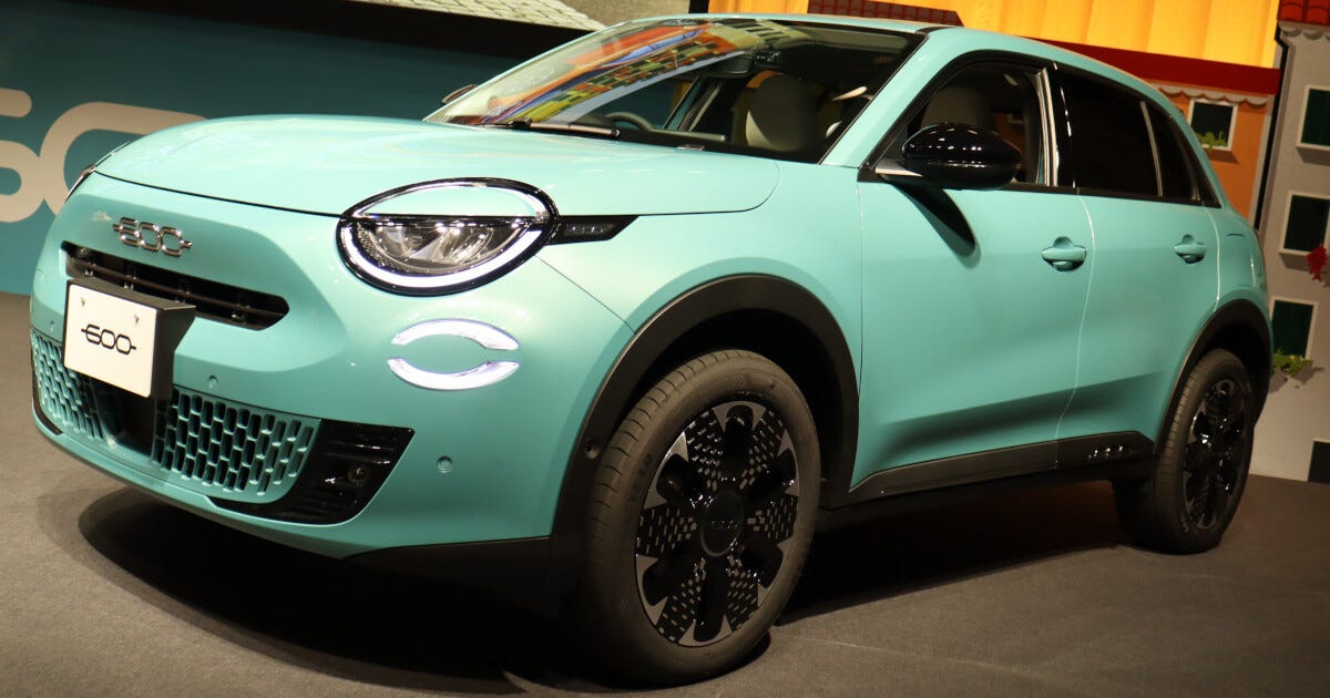 フィアットの新型EV「600e」が日本で発売! かわいくて走れてモノが積める? (2024年9月10日) - エキサイトニュース