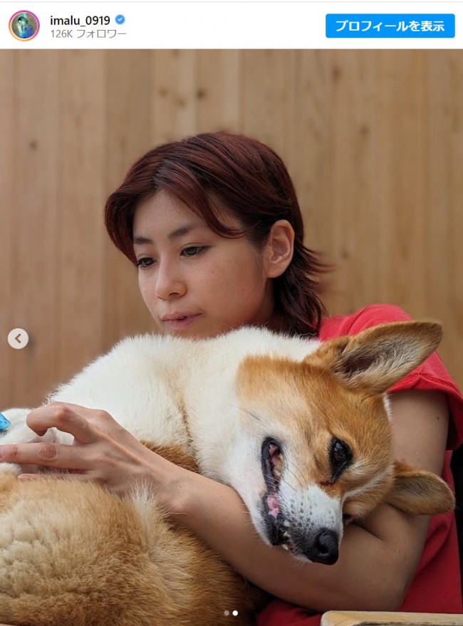 34歳迎えたIMALU、ワンコとのビフォー＆アフターショット公開 (2023年9月26日) - エキサイトニュース