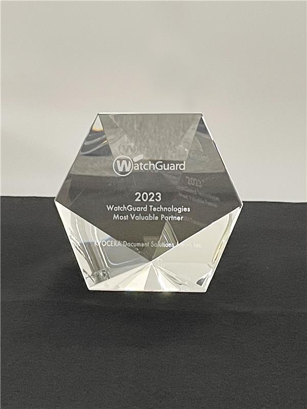 「WatchGuard 2023 Most Valuable Partner」を、京セラドキュメントソリューションズジャパンが連続受賞 ...