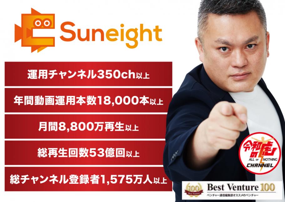 YouTubeマーケティングのリーディングカンパニー株式会社Suneight、運用アカウント350件を突破！ (2025年1月22日) - エキサイトニュース