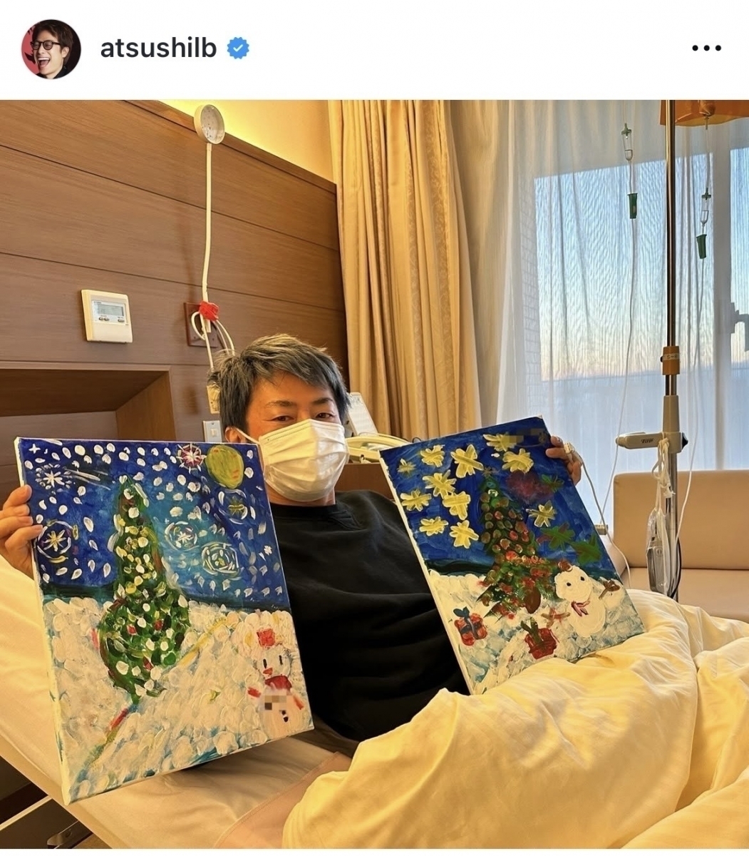 田村淳、虫垂炎手術で「1人クリスマス」 病室から感謝とメッセージを投稿 エキサイトニュース