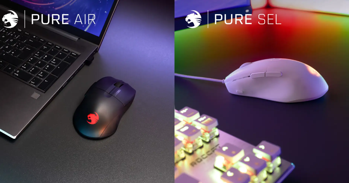ROCCATから軽量ゲーミングマウス「Pure Air」「Pure SEL」が11月24日に発売、予約受付中 (2023年11月15日 ...