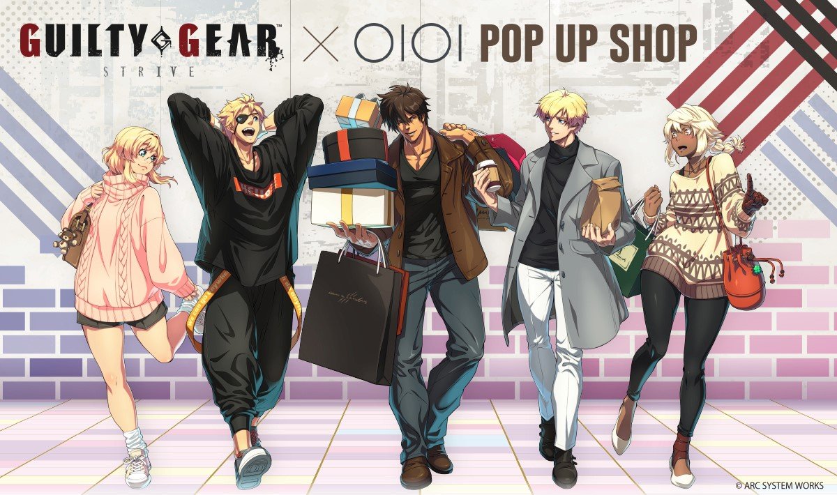 私服姿の描き下ろしイラスト解禁！「GUILTY GEAR -STRIVE-」POP UP SHOP in マルイ開催決定！ (2022年12月 ...