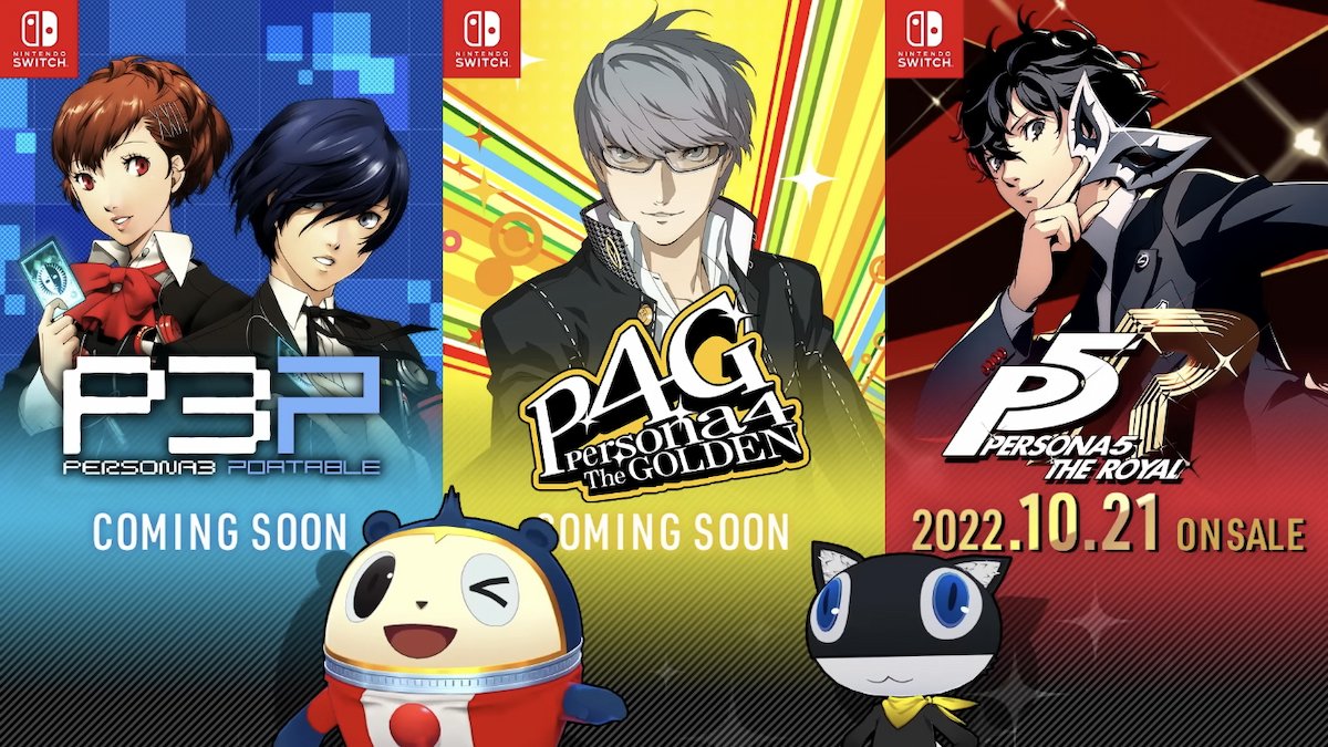 マルチプラットフォームで発売されるリマスター版ペルソナ「P3P」「P4G」「P5R」がNintendo Switchでも発売決定！ (2022 ...