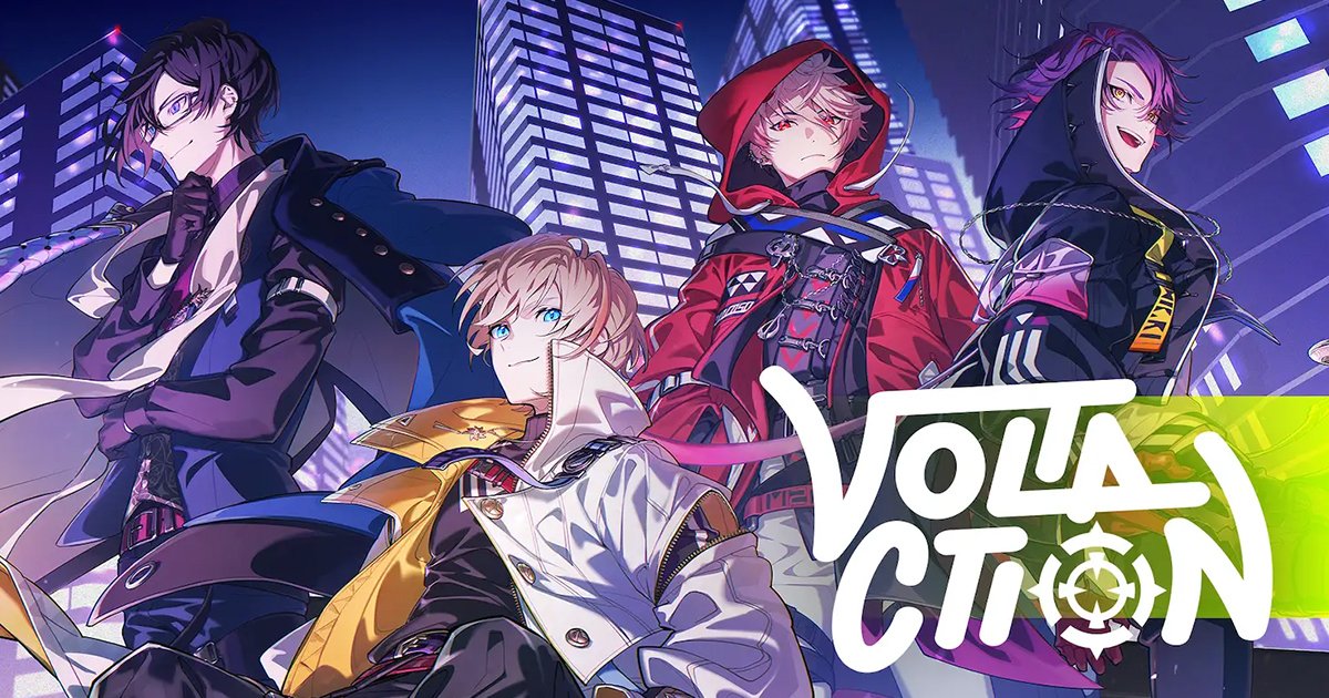 「にじさんじ」から新ユニット「VOLTACTION」がデビュー！7月13日21時よりMVプレミアムが公開！初配信リレーの情報も！ (2022年7月13日) - エキサイトニュース