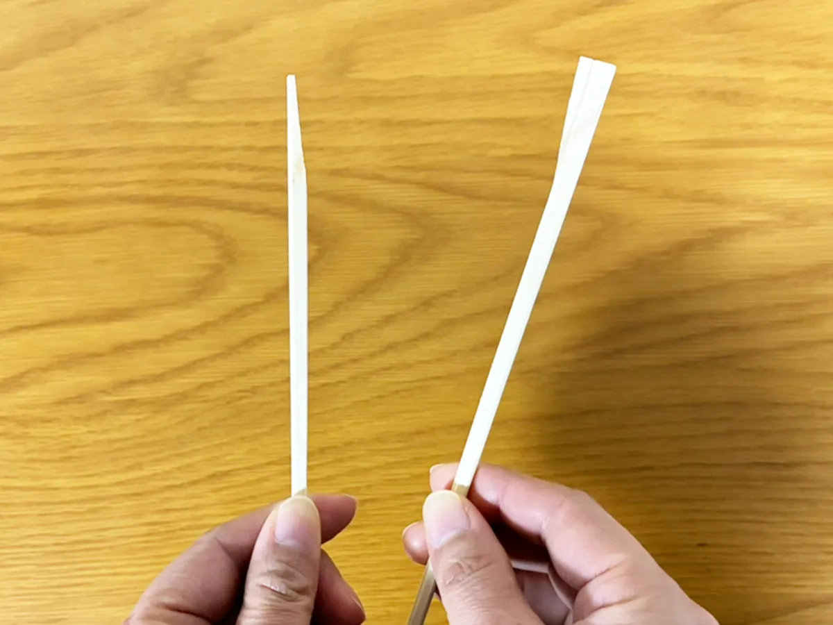 割り箸を割る時、縦に持たないで！ きれいに割る方法に「感動した」「こんなに違うのか」 - エキサイトニュース