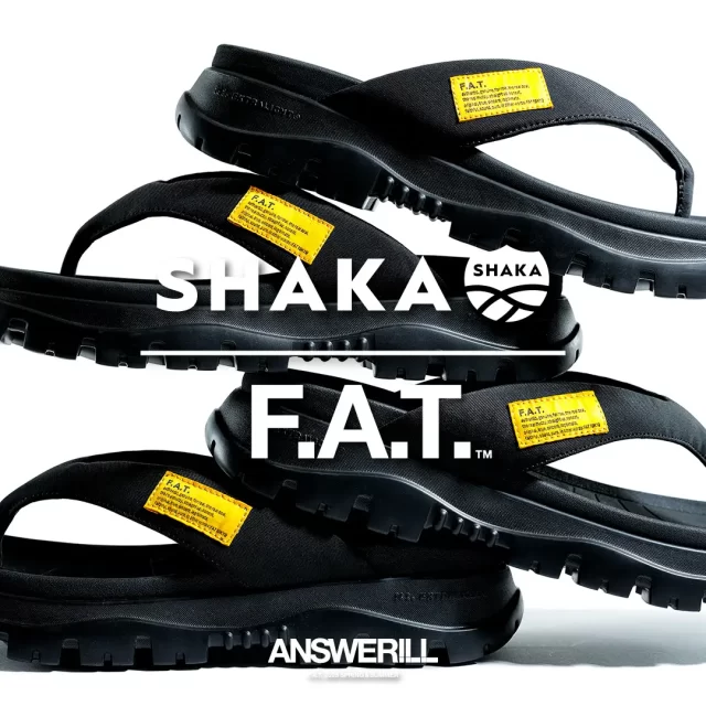 黒の重厚感に軽やかなイエロー。F.A.T. × SHAKAのトングサンダル「FHAZANA」登場 (2025年6月7日) - エキサイトニュース