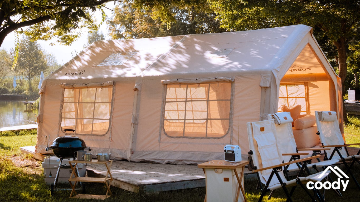 グランピング体験を街中で。COODYエアテントが金沢の屋外イベント「Chelsea Open air Market」に出展 (2025年5月 ...