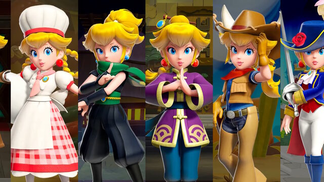 剣士や探偵、カウガールに忍者まで！『プリンセスピーチ Showtime!』最新映像でピーチ姫のユニークな変身姿がお披露目 (2024年1月24 ...