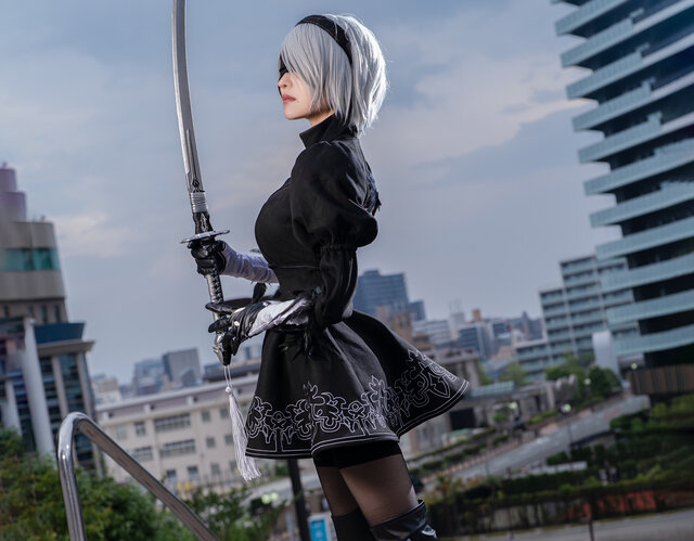 【コスプレ】圧倒的美脚の「2B」が、息を呑む美しさ！実在感が凄い人気レイヤー・寝る子 (2024年6月30日) - エキサイトニュース
