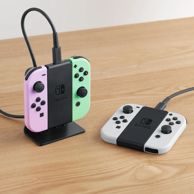 複数持ちに便利！ニンテンドースイッチ「Joy-Con充電スタンド（2way）」が発表―立てかけても、寝かせても充電が可能 (2024年7月18 ...