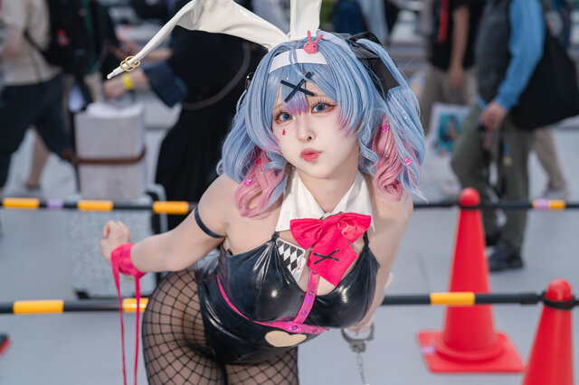 【コスプレ】ミクさんの可愛さは万国共通！韓国の人気レイヤーによるキュートな表情×網タイツが似合うラビットホールミク【写真10枚 ...
