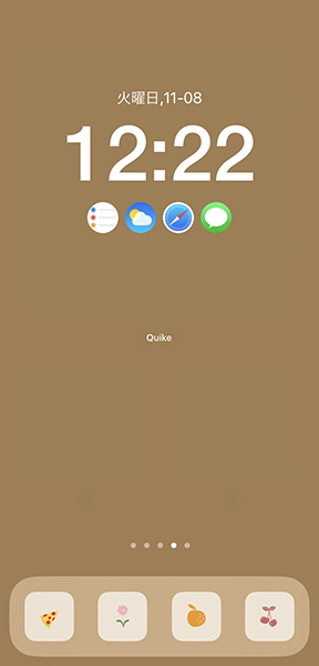 これホーム画面なの!? 「Quike Widget」で作る、ロック画面みたいなシンプルなホーム画面のカスタマイズ術 (2022年11月8日 ...