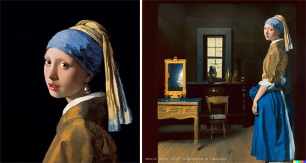 AIで有名絵画の描かれていない部分を生成してみた (2022年6月8日) - エキサイトニュース