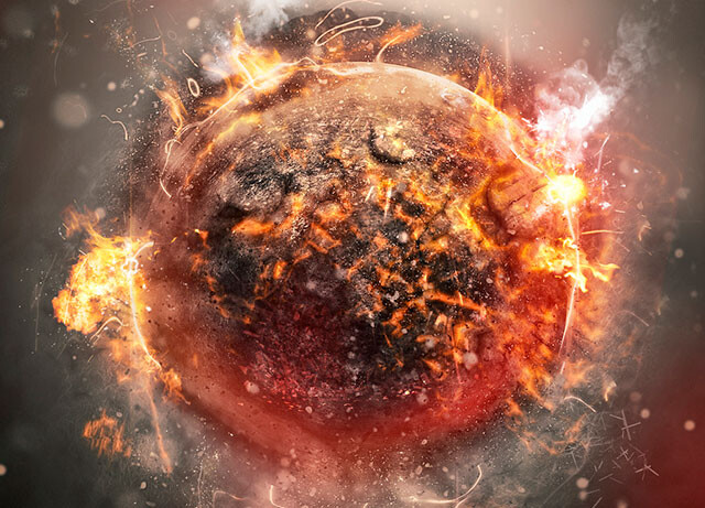 これがあの世の地獄かな？溶岩の海に岩の雨が降り注ぐ溶岩惑星「K2-141b」（米研究） - エキサイトニュース