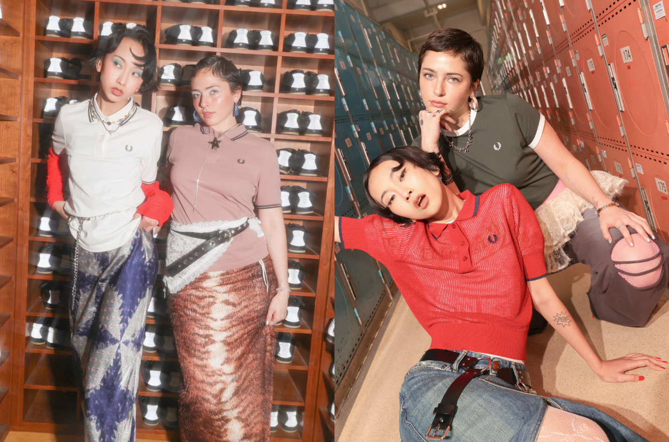 Ray BEAMS店舗にてFRED PERRYのポップアップショップが開催決定。キービジュアルにアーティストのTIARAとGrace Aimi ...