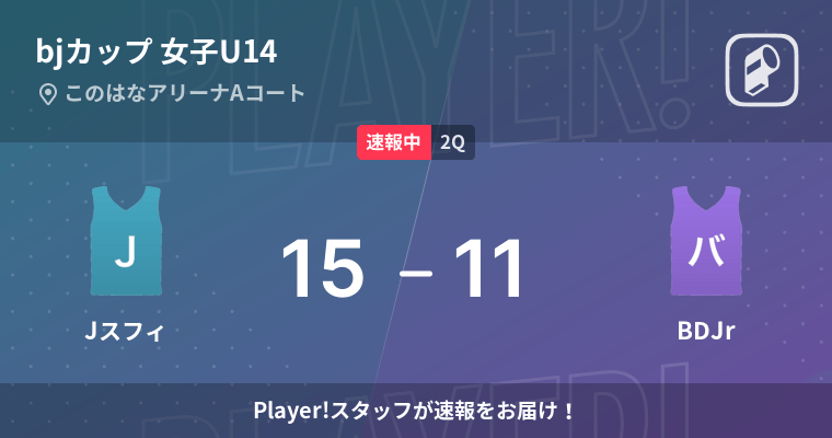 【速報中】1Q終了しJスフィがBDJrに4点リード (2022年12月27日) - エキサイトニュース