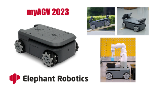 Elephant Robotics社よりAGV(無人搬送車)の新型「myAGV 2023」登場、Raspberry Pi 4搭載版、Jetson Nano搭載版をスイッチサイエンスで販売開始 ...