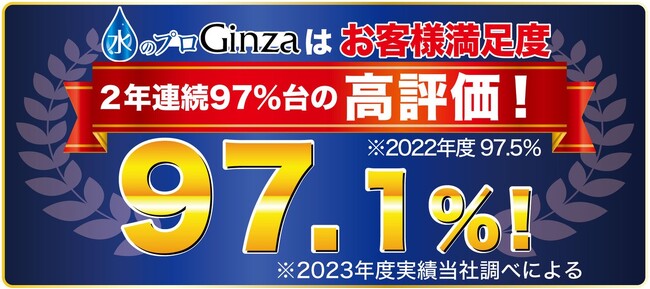 【株式会社Ginza】2023年度 お客様満足度 97.1%を記録致しました。 (2024年4月23日) - エキサイトニュース