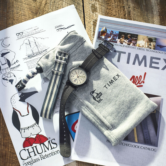CHUMS＜チャムス＞×TIMEX＜タイメックス＞コラボ第2弾！休日をもっと楽しくするタイムレスな腕時計とポーチのセット『HWYC WEEKENDER』が登場！ (2025年2月5日 ...