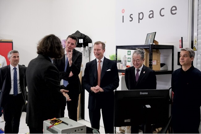 ispace EUをルクセンブルク大公国大公殿下他、政府関係者が視察のため来訪 (2024年6月6日) - エキサイトニュース