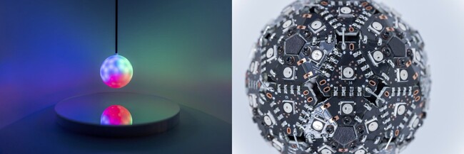 手のひらサイズで全天球フルカラー。アブストラクトエンジン オリジナル全方位照明「PixOrb」を開発 (2025年6月25日) - エキサイトニュース