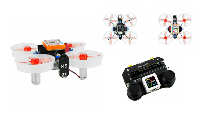 M5Stack社新製品、プログラマブルなドローンとコントローラ「M5Stamp Fly」「M5Atom Joystick」をスイッチサイエンス ...
