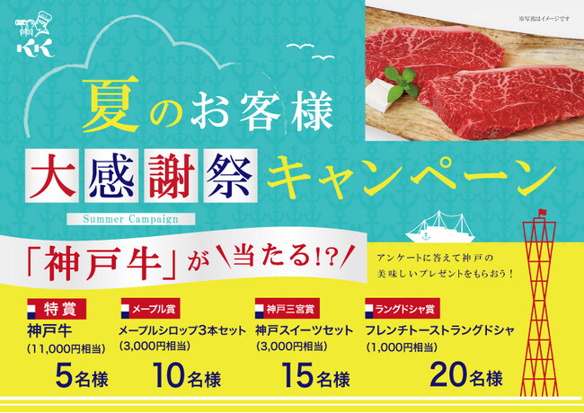 【コンディトライ神戸 特別企画】抽選で50名様に神戸の美味しいものが当たる!?「夏のお客様大感謝祭キャンペーン」を開催！ (2024年6月5日) - エキサイトニュース