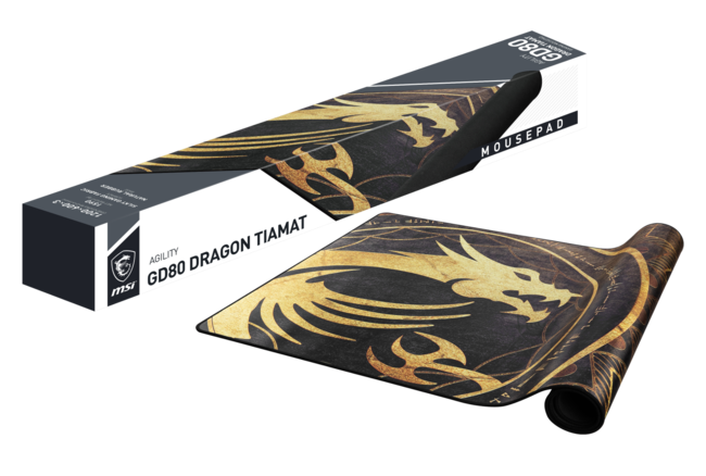 MSI、ビッグサイズのゲーミングマウスパッド 「AGILITY GD80 DRAGON TIAMAT」を発売 (2022年9月16日 ...