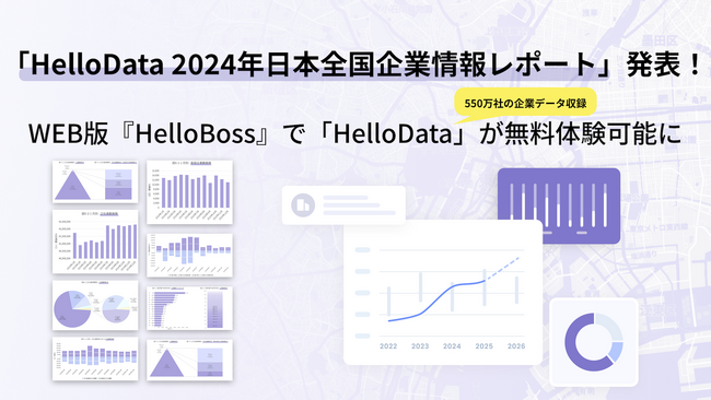 『HelloBoss』、独自の企業データベース「HelloData」を活用した、2024年の国内企業数と正社員数の調査結果を発表 (2025年3月6日) - エキサイトニュース