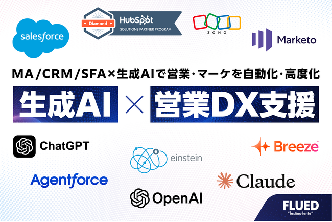 BtoBマーケ・営業DX支援の(株)FLUED、MA / CRM / SFA × 生成AIによる「生成AI × 営業DX支援サービス」を提供開始 (2025年6月10日) - エキサイトニュース