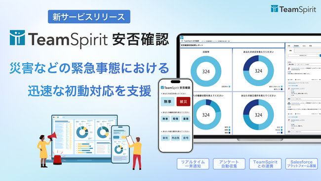 チームスピリット、「TeamSpirit 安否確認」をリリース (2025年4月11日) - エキサイトニュース