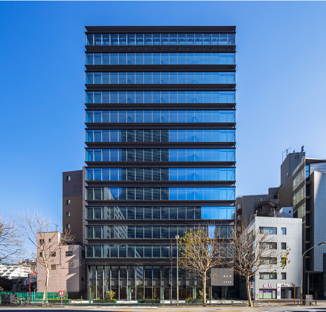 NHN JAPAN、自社ビル「NHN アトリエ」にオフィス移転 ロビー・カフェなどの付帯施設のデザインは隈研吾氏、ロゴは原研哉氏が担当 (2023年9月25日) - エキサイトニュース