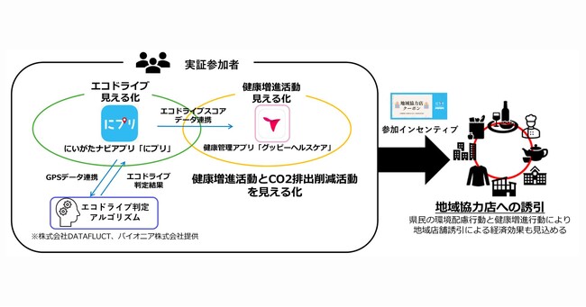 DATAFLUCT、BIPROGYなどと共同でドライブデータと健康データを連携、エコドライブと健康増進活動を地域で使えるポイントとして還元し「環境・健康・地域経済」の活性化を目指す実証実験を ...