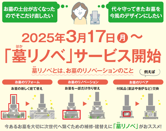 供養のカタチも多様化 イオンライフの『墓（はか）リノベ』で自分らしい選択を (2025年3月27日) - エキサイトニュース