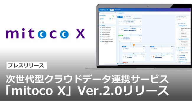 次世代型クラウドデータ連携サービス「mitoco X」Ver.2.0リリース (2025年6月30日) - エキサイトニュース