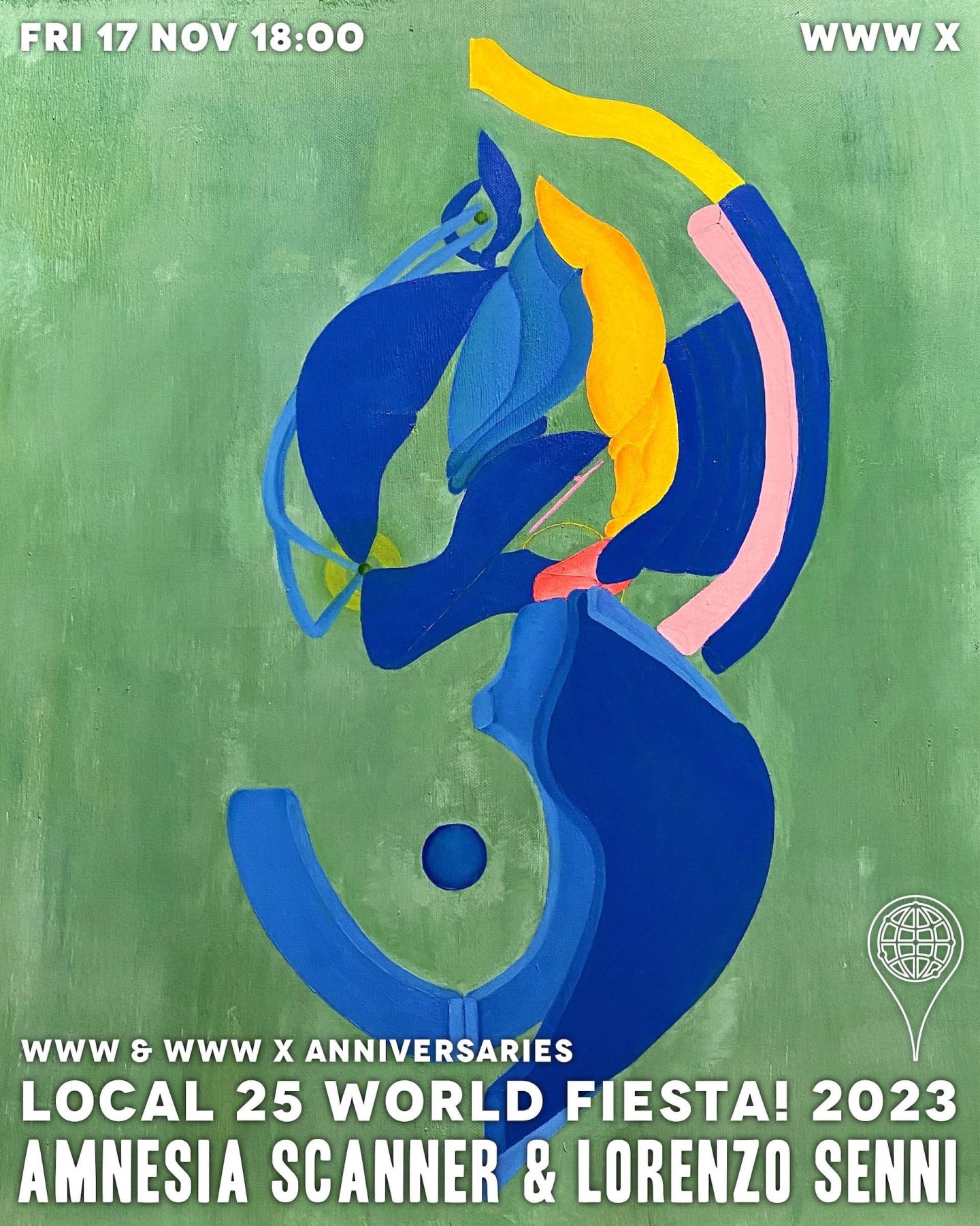 Amnesia Scanner（PAN）とLorenzo Senni（WARP）がWWWのアニバーサリーを祝福｜＜Local 25 World ...