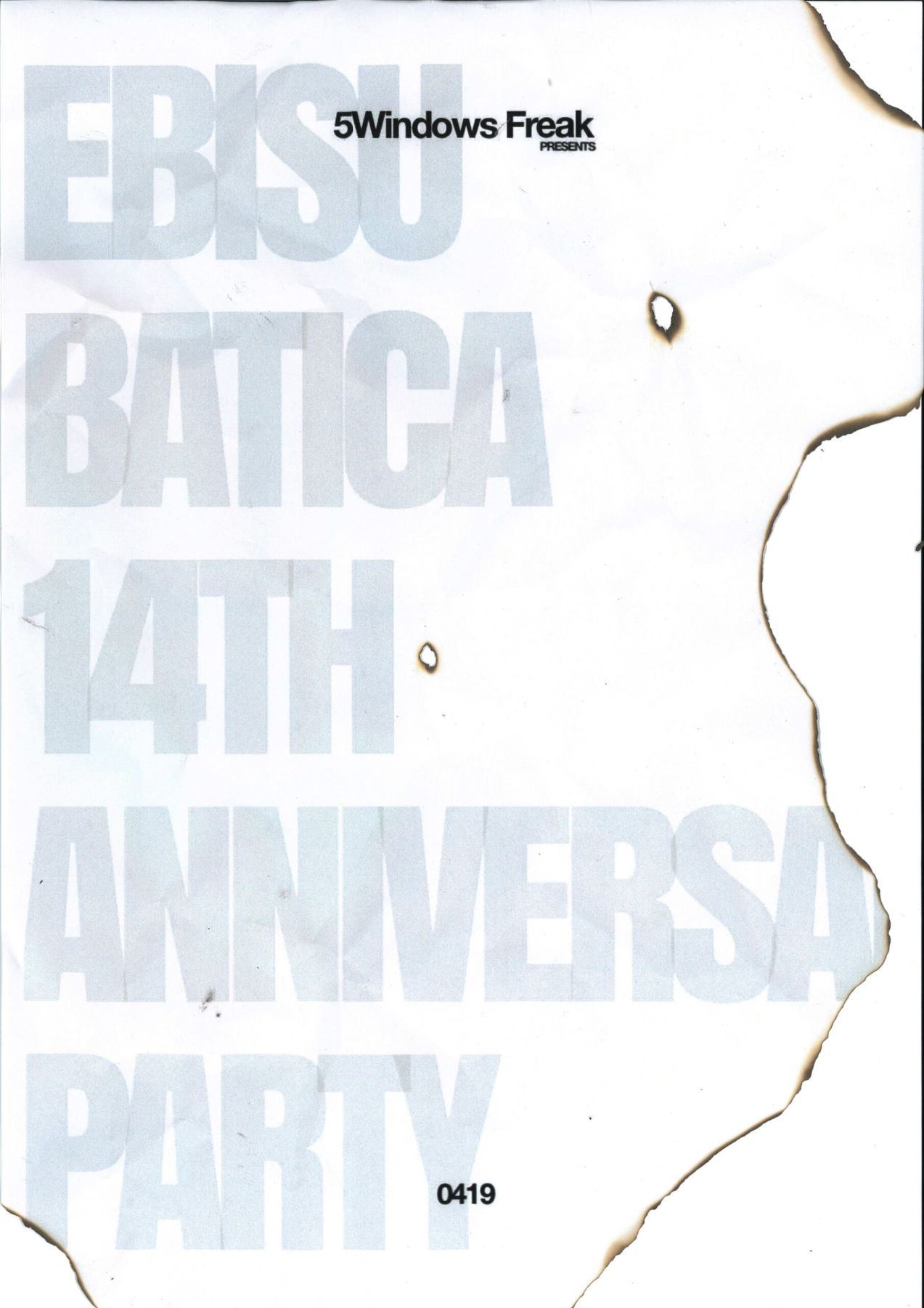 5Windows Freak、EBISU BATICA 14周年イベントの1日をオーガナイズ | Secret Liveに加え、Giorgio ...