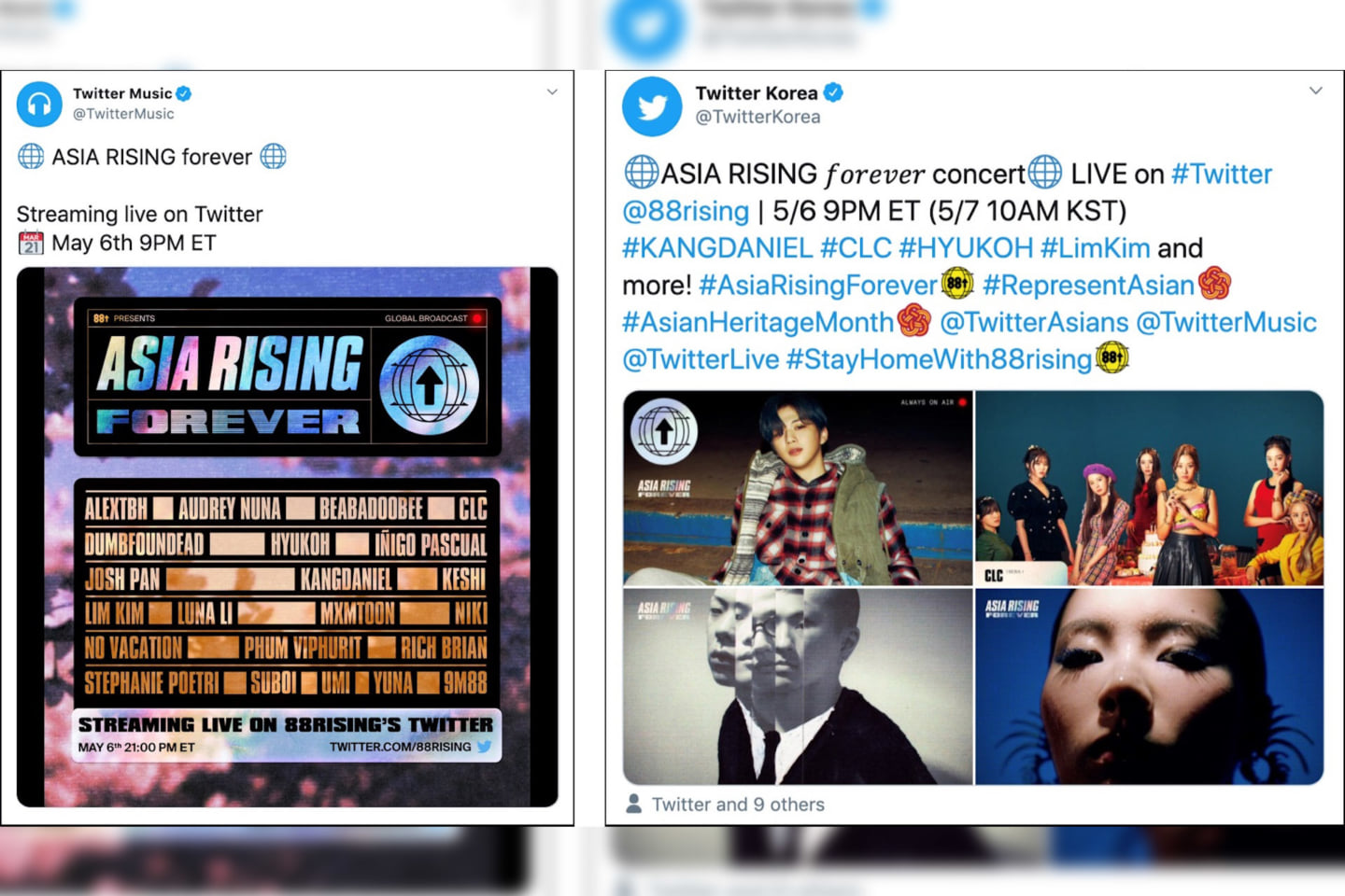 配信ライブ＜88rising Presents：ASIA RISING FOREVER＞のハイライトクリップがTwitterで視聴可能に ...