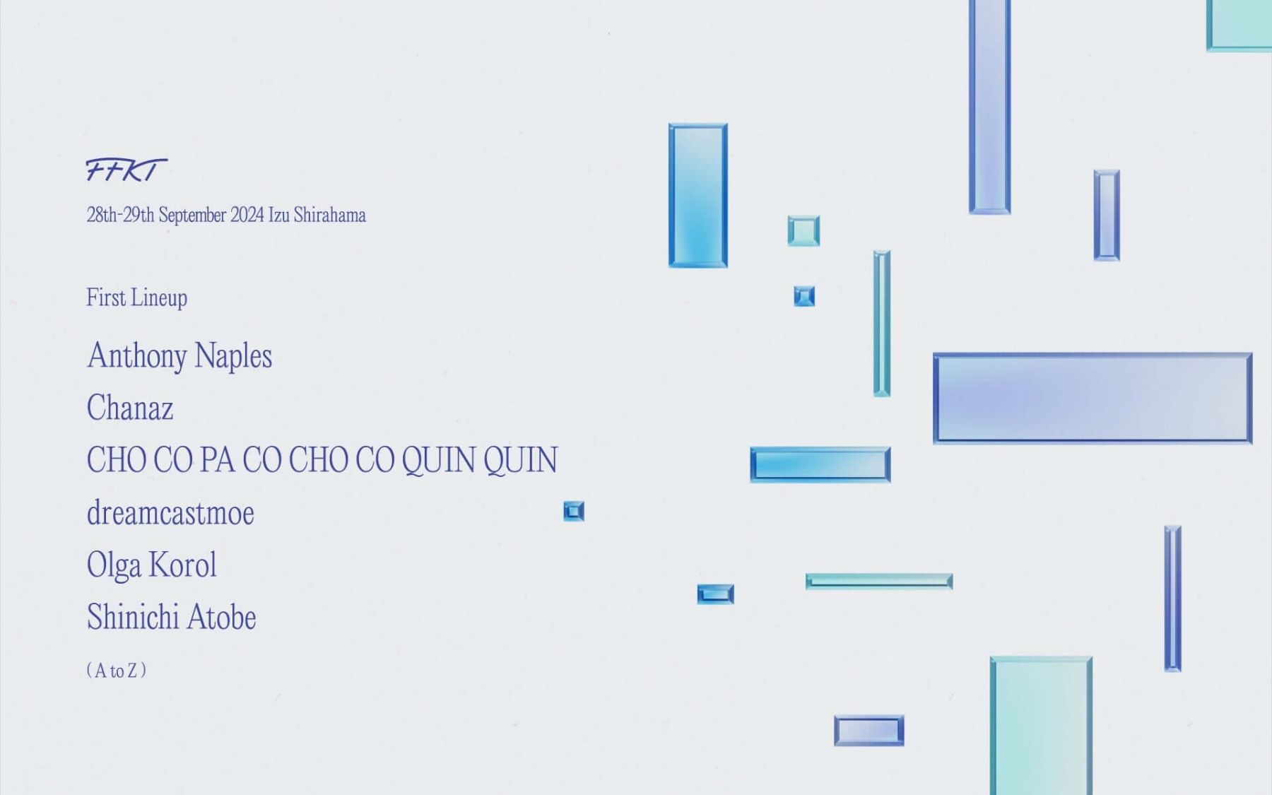 Anthony Naples、Chanaz、CHO CO PA CO CHO CO QUIN QUIN、Shinichi Atobeらが出演 ...