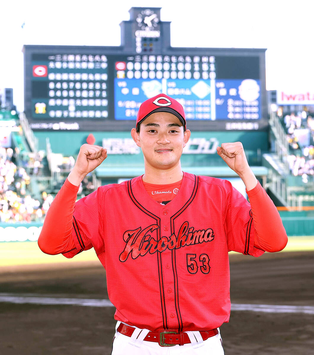 【広島】岡本駿が虎のエース格に投げ勝ち2勝目 昨年危険球退場の甲子園で雪辱「すごく自信になります」 - エキサイトニュース