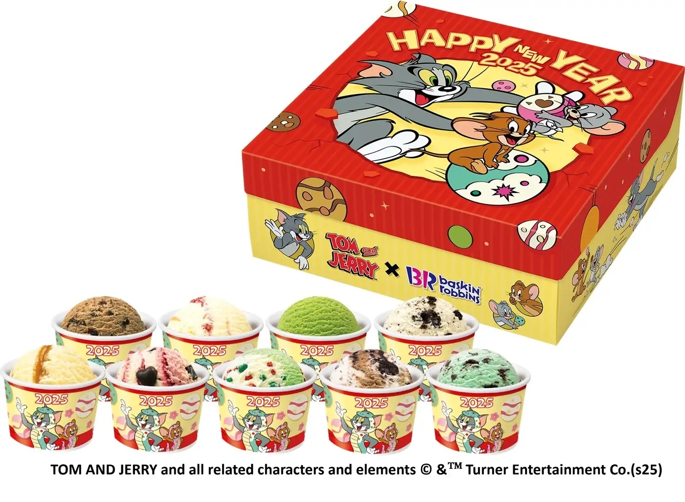 サーティワン、お正月に「トムとジェリー」初コラボ、「お正月ハッピーフレンズ トムとジェリー」12月27日、「お正月スペシャルセット トムとジェリー」2025年1月1日発売 (2024年12月 ...