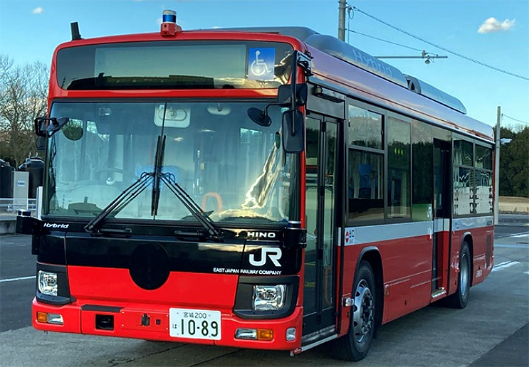 JR東日本がBRT専用大型自動運転バスを製作、1/18から気仙沼線BRTで走行試験し自動運転レベル3認証取得めざす (2021年1月15日) - エキサイトニュース