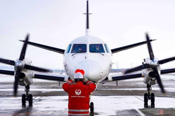 JALグループ最小機 HAC「サーブ340B」定期便ラストフライト 国内でもラスト1機の型式 (2021年12月26日) - エキサイトニュース