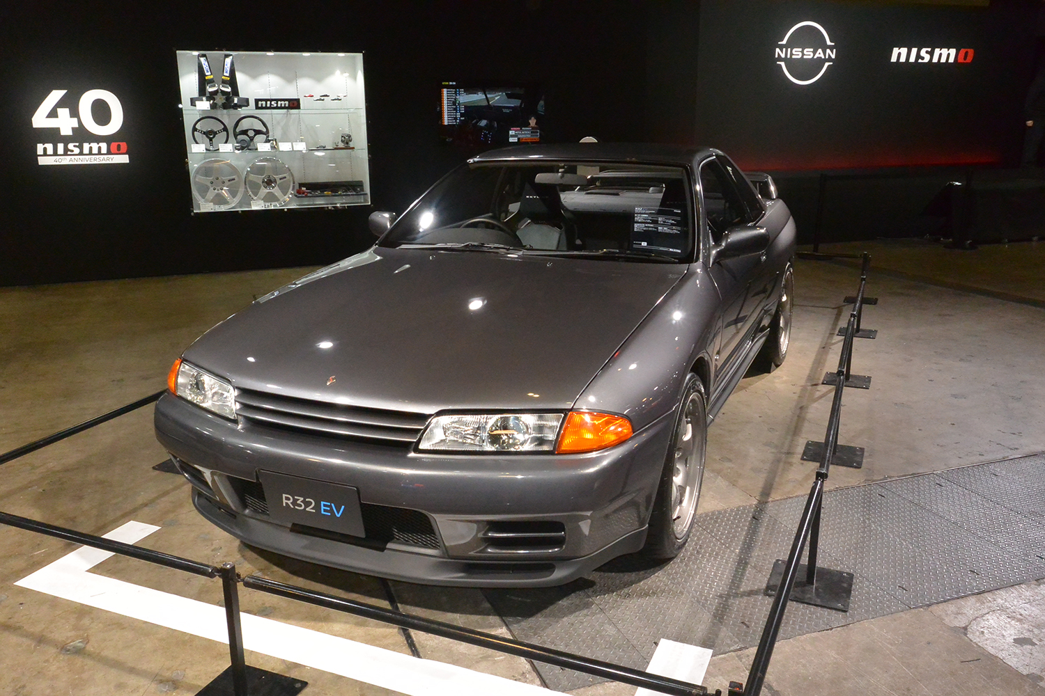 R32GT-Rの動力がモーターになっても見た目と乗り味そのまんま！ R32EVを筆頭にアリアやエクストレイルにも注目の日産ブース【東京オート ...