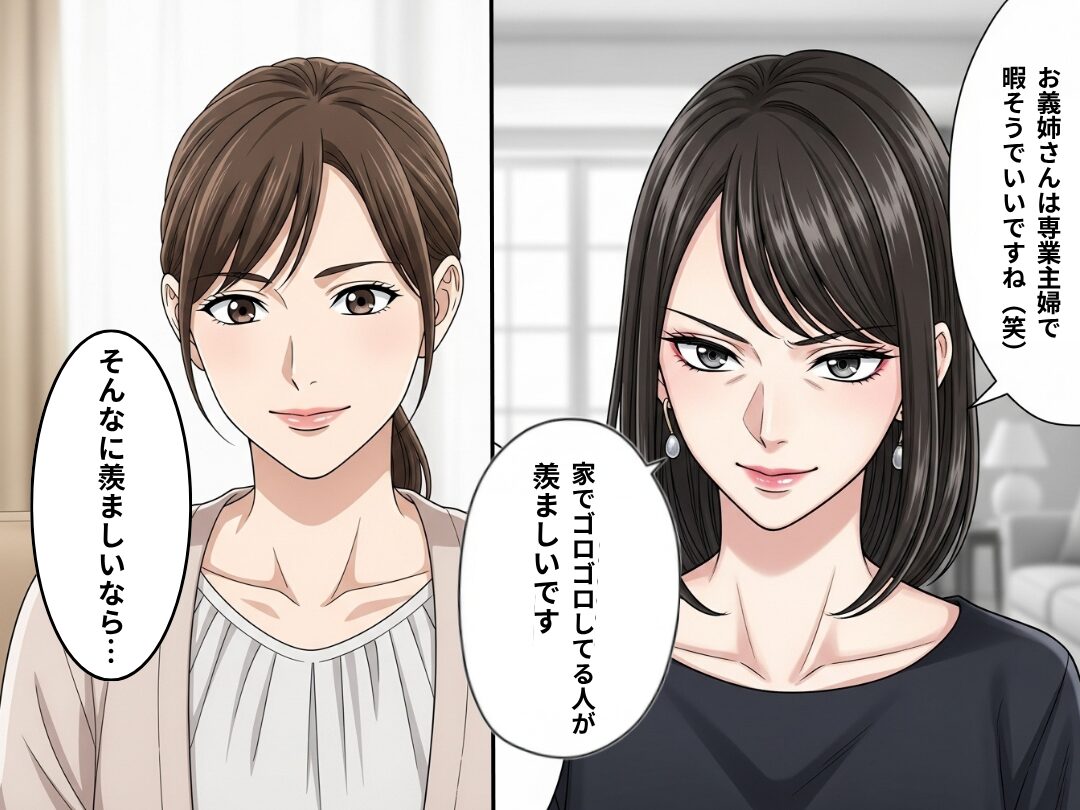 「お義姉さん暇でいいですね（笑）」専業主婦を見下す義妹。しかし、満面の笑顔で返された【嫁のブーメラン】がグサッ！？｜ウーマンエキサイト