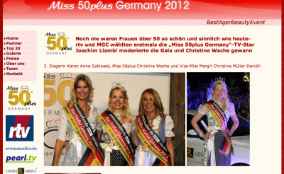 Miss 50plus Germany 2012 コンテスト優勝者決定【ドイツ】｜ウーマンエキサイト